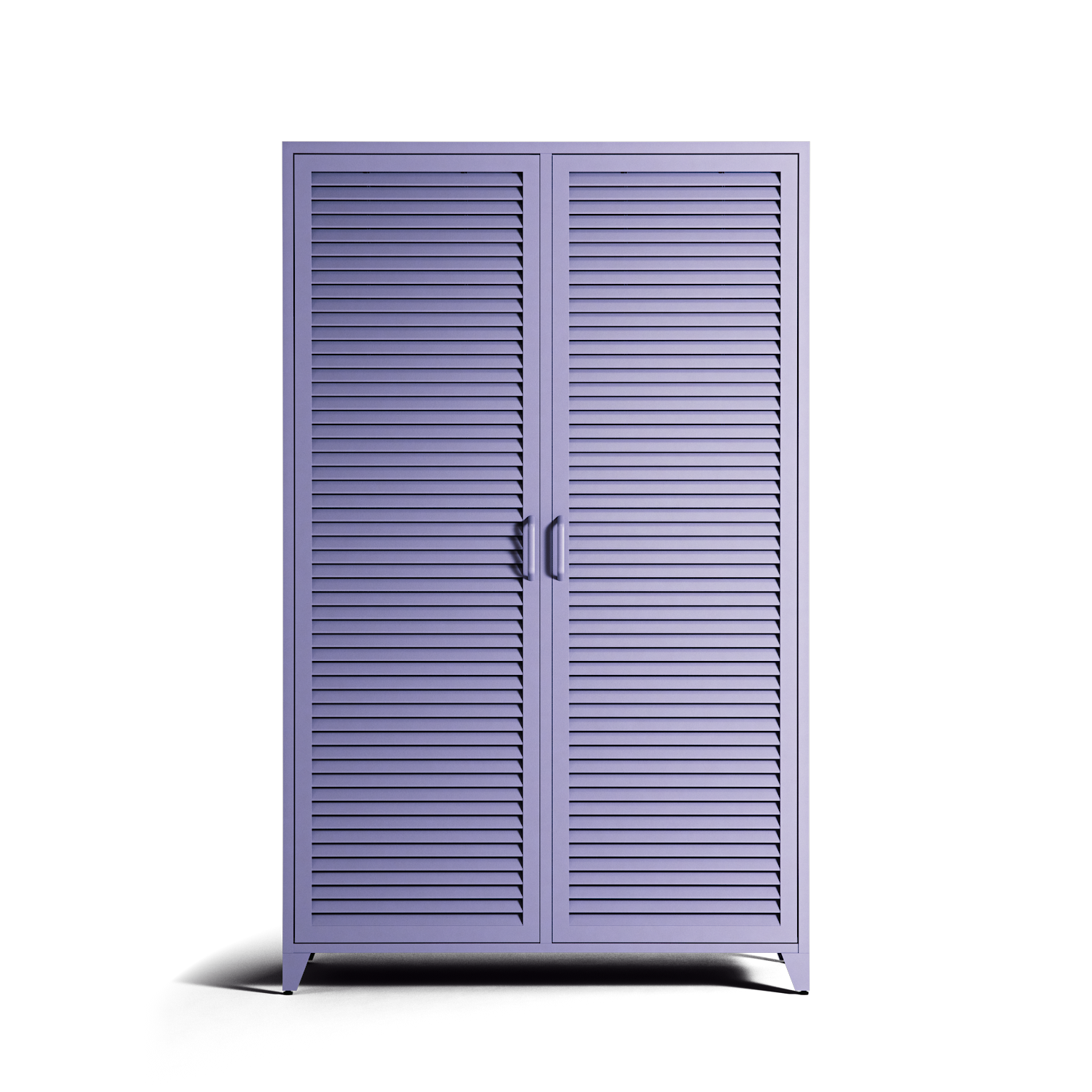 Mandarin Wide Wardrobe - Lilac – Timeless Storage – Workdeco