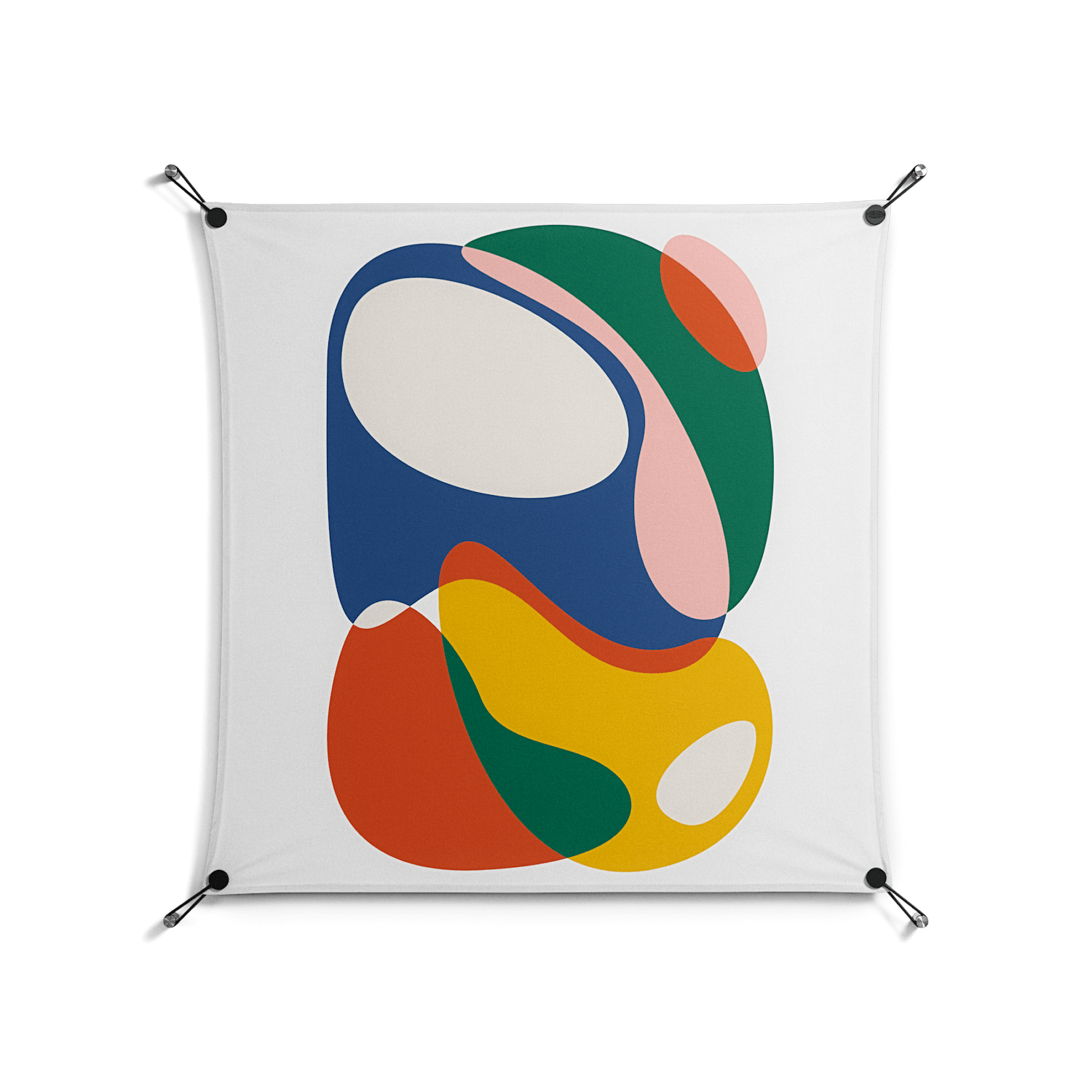 Spilled Paint - Work On Wall - Vratislav Pecka - Black - 90 x 90 cm ...