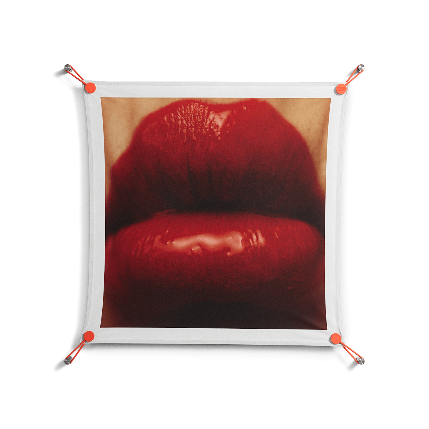 Red - Work On Wall - Nadia Ryder - Orange - 70 x 70 cm – Workdeco